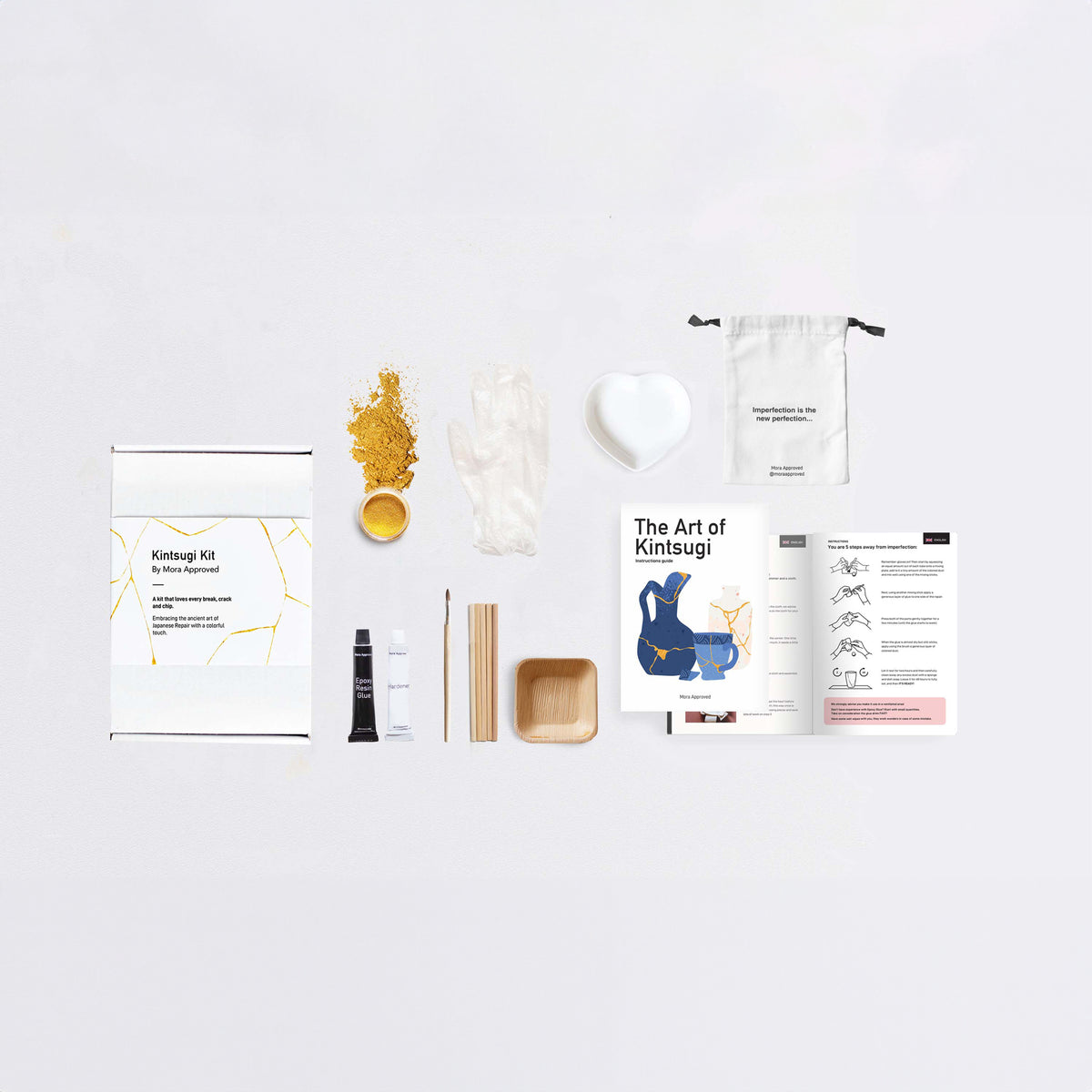 Kintsugi Kit with Ceramic Heart – Mora Approved